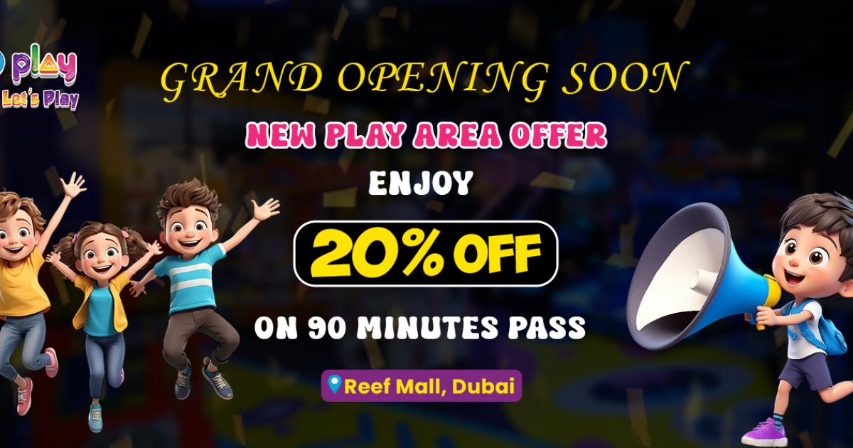 New Play Area Opening at Reef Mall Dubai | 360 Play UAE